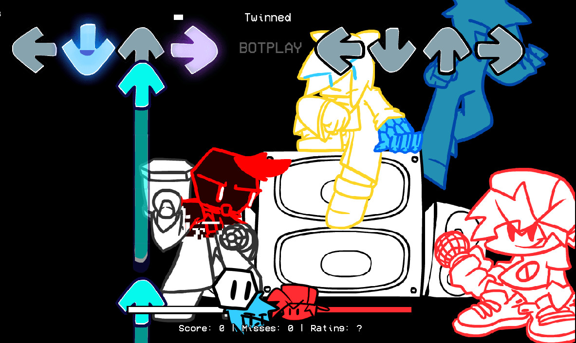 FNF | Twins of Contrasting Realities Mod for Friday Night Funkin' | FNF ...