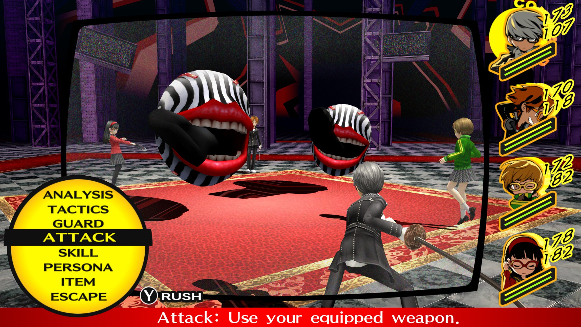 PQ2 Battle Portraits With Glasses Mod for Persona 4 Golden PC (64 Bit ...