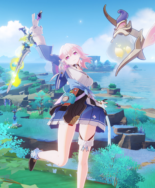 Lumine as March 7th(H:SR) Mod for Genshin Impact | GI Mods