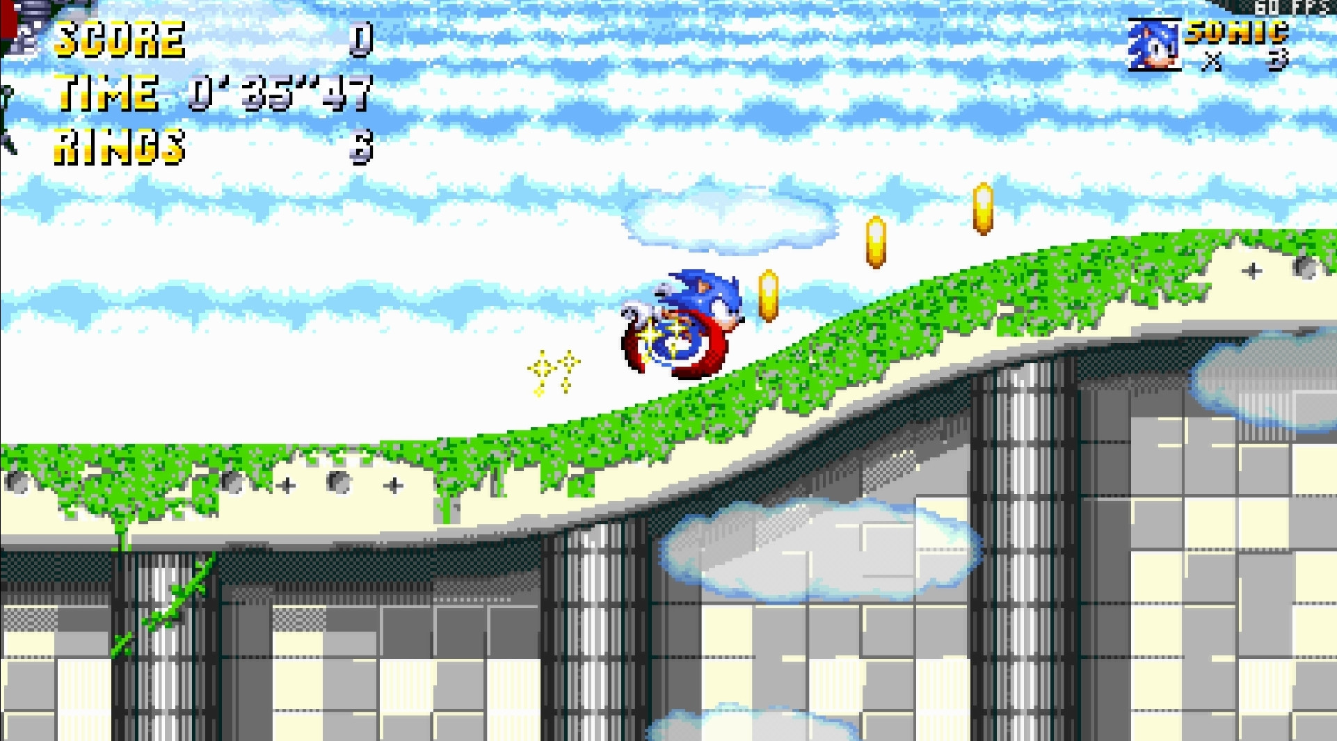 sonic origins Sky sanctuary zone (Mania) Mod for Sonic 3 A.I.R. | S3AIR ...
