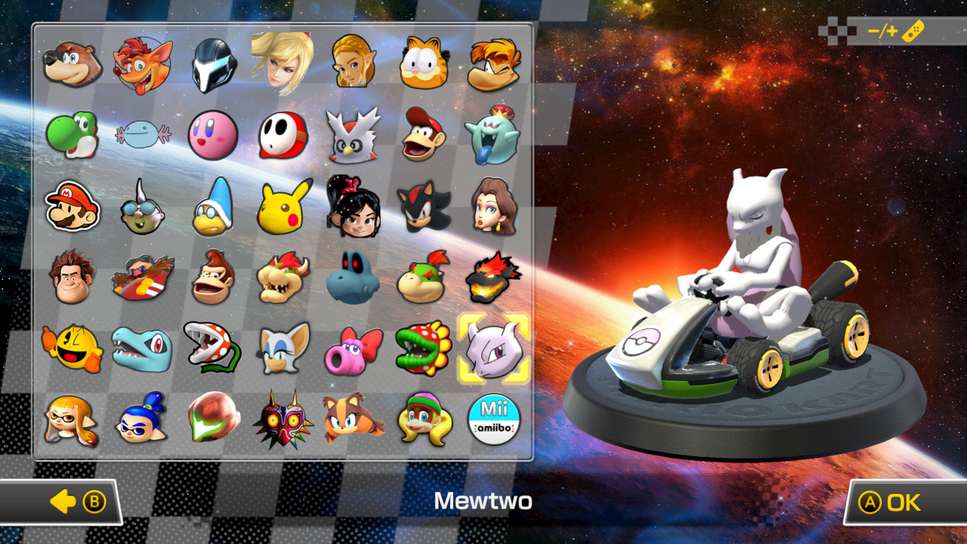 Mewtwo Custom Glidder [Mario Kart 8 Deluxe] [Mods]