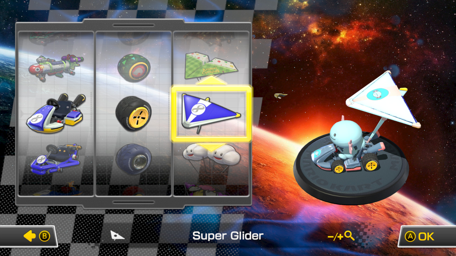 Custom Kart and Custom Glidder for Wooper mod [Mario Kart 8 Deluxe] [Mods]