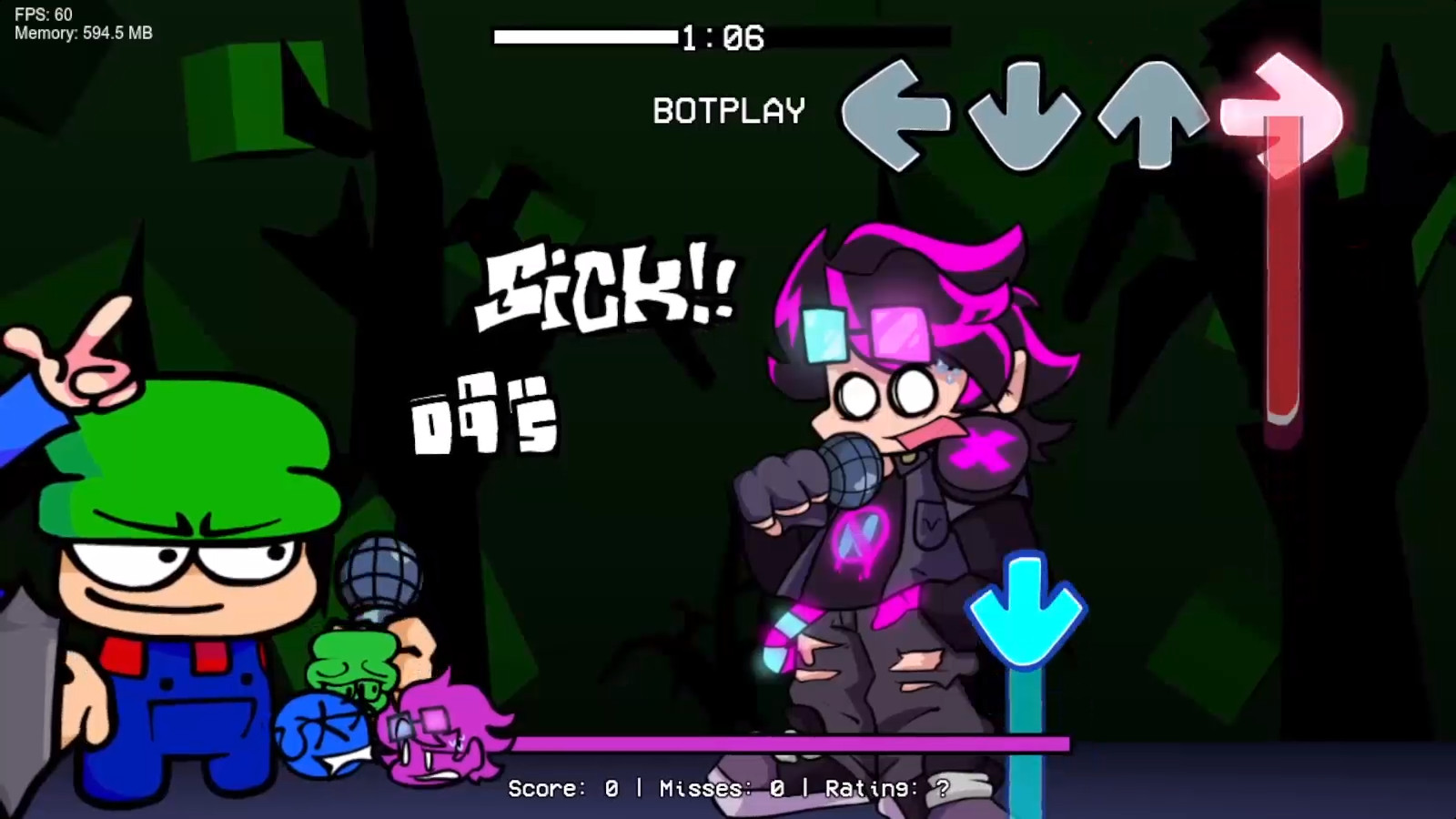 FNF: Neo Nightmare (Neonight vs DnB) Mod for Friday Night Funkin' | FNF ...