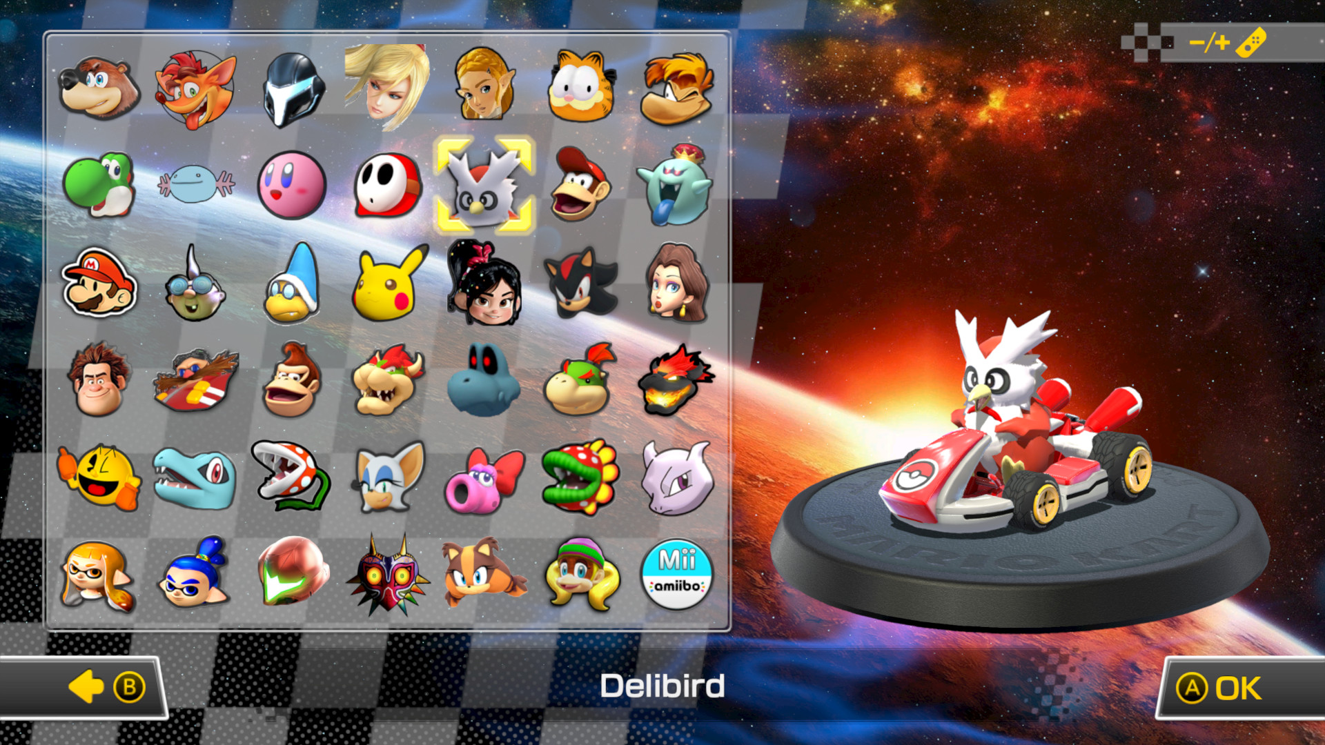 Custom Kart and Custom Glidder for Delibird Mod Mod for Mario Kart 8 ...