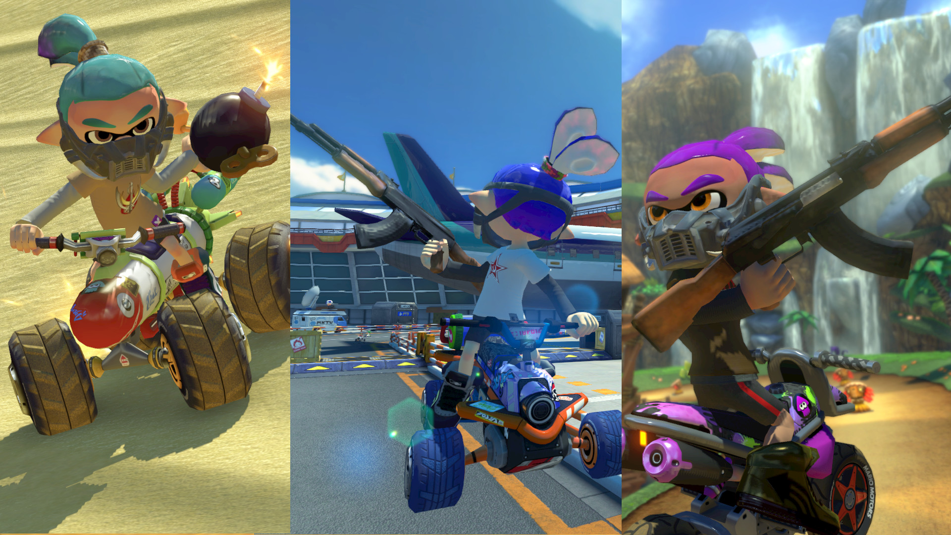 Inkling Boy Terrorist Mod for Mario Kart 8 Deluxe | MK8D Mods
