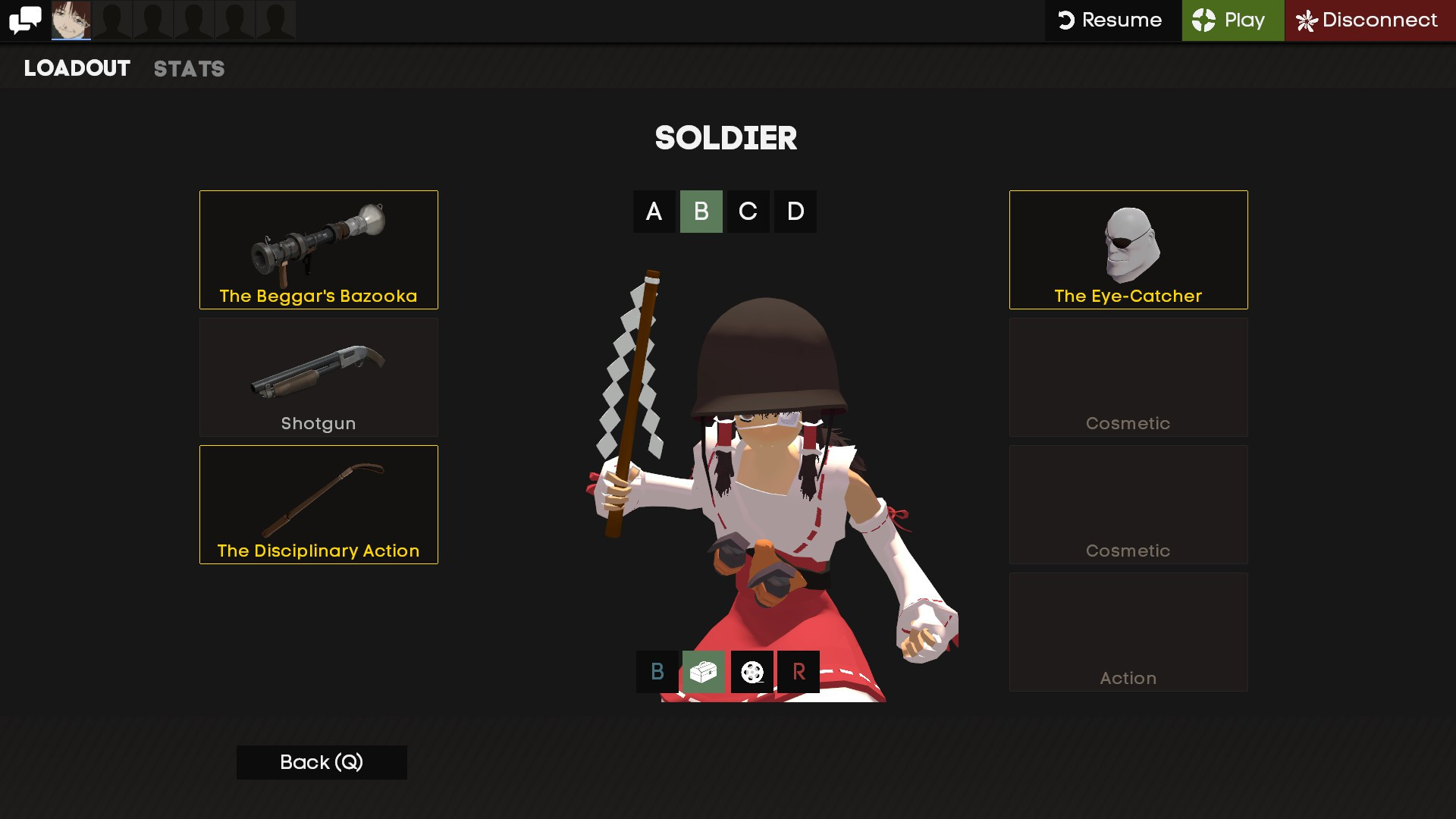 Gohei over Disciplinary Action「Casual」 Mod for Team Fortress 2 | TF2 Mods