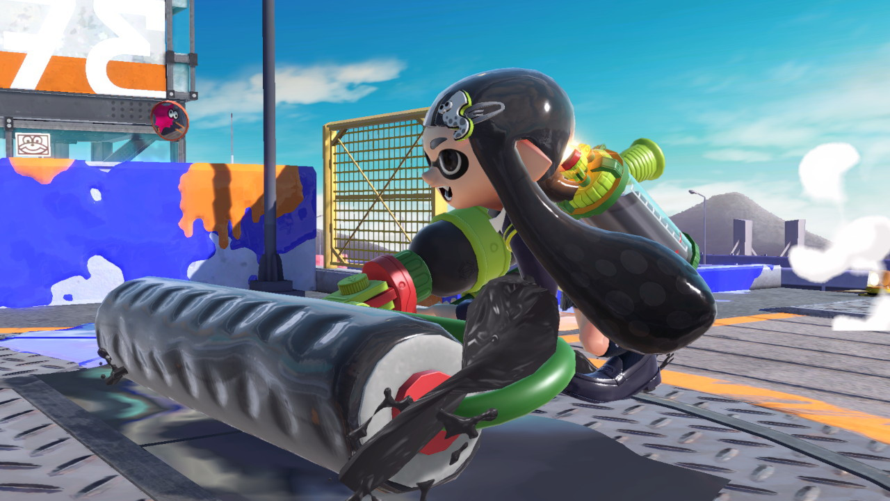 Black Schoolgirl Inkling Mod for Super Smash Bros. Ultimate | SSBU Mods
