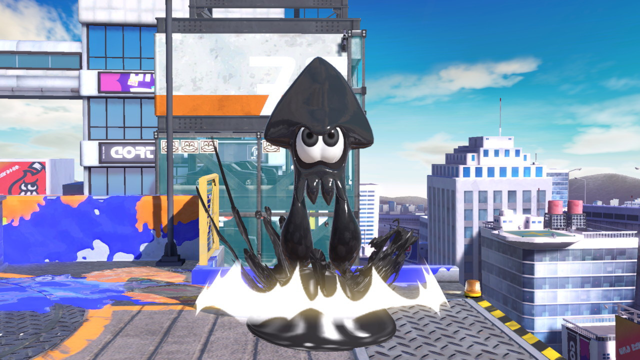 Black Schoolgirl Inkling Mod for Super Smash Bros. Ultimate | SSBU Mods