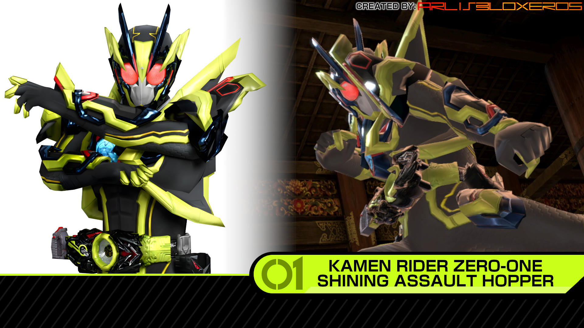 Kamen Rider Zero-One Shining Assault Hopper Mod for Super Smash Bros ...