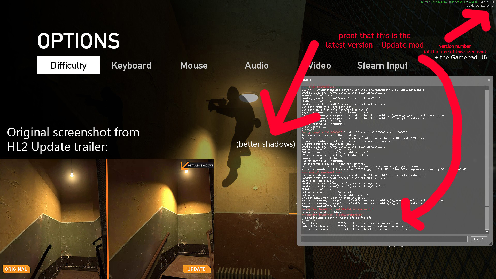 HL2 Update++ - New Engine patch for HL2 Update [Half-Life 2] [Mods]