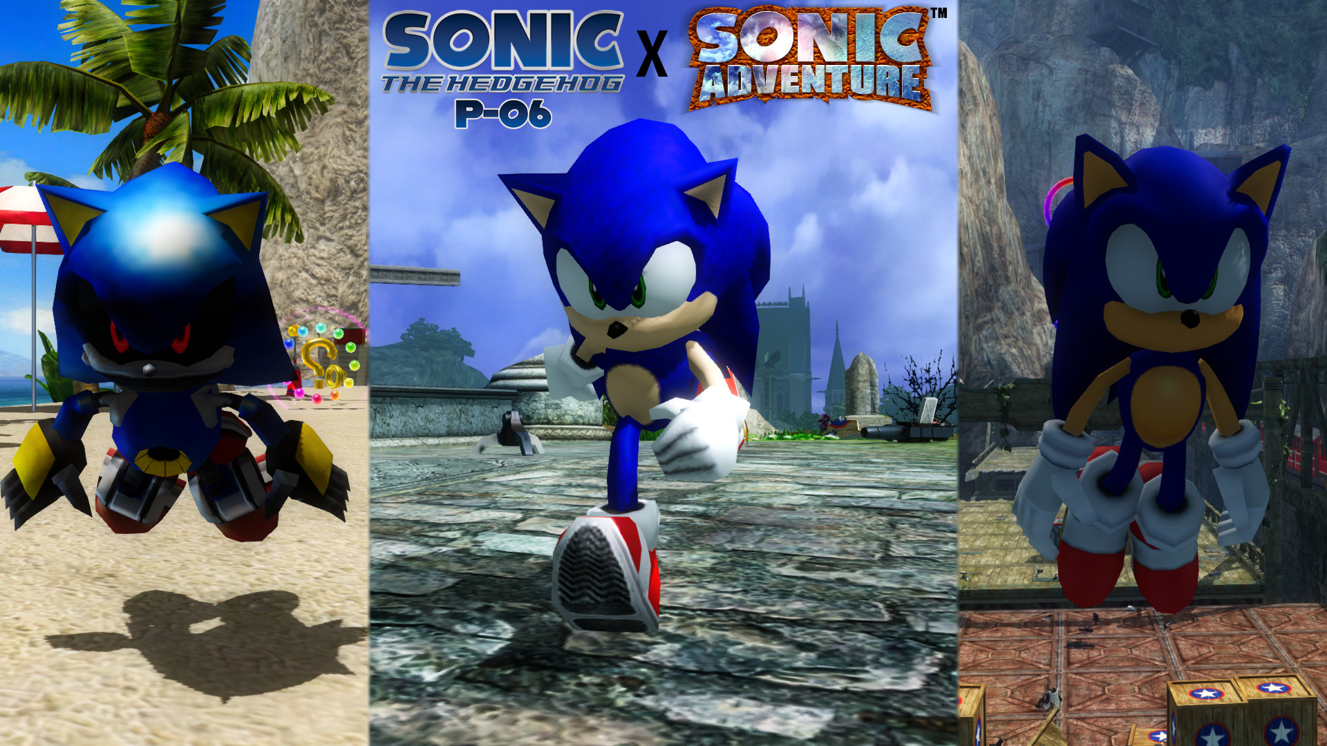 Adventure Sonic Mod for Sonic the Hedgehog: Project '06 | Sonic P-06 Mods