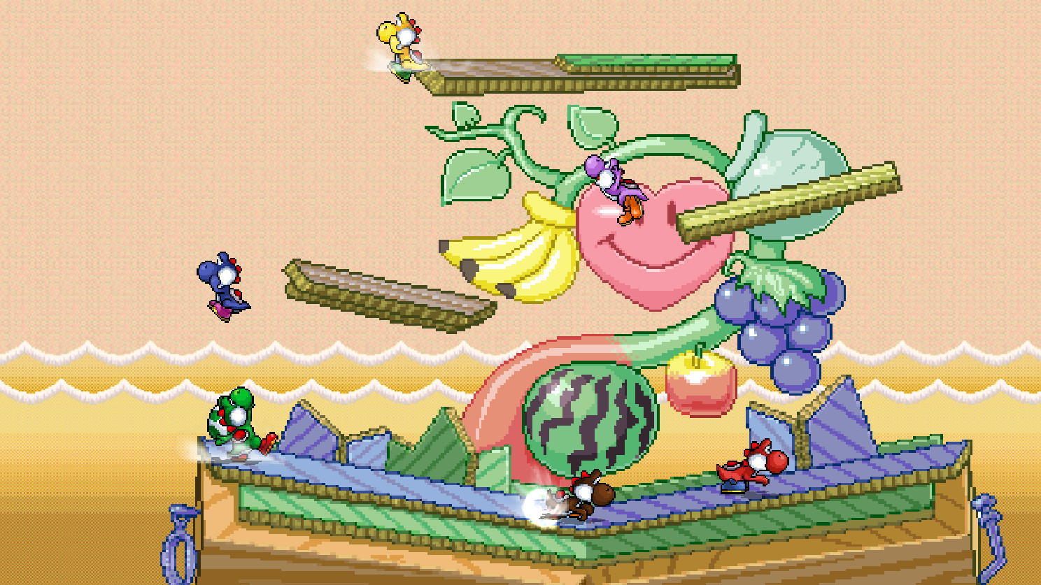 Super Happy Tree (Yoshi's Story) (0.9.4/CMC+) Mod for Super Smash Bros ...