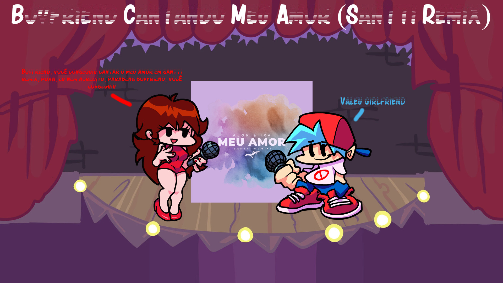 Boyfriend Cantando Meu Amor (Santti Remix) [Friday Night Funkin'] [Mods]