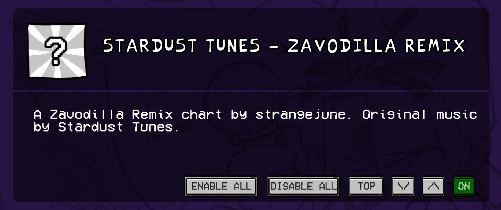 Stardust Tunes - Zavodilla Remix (Chart) Mod for Friday Night Funkin ...
