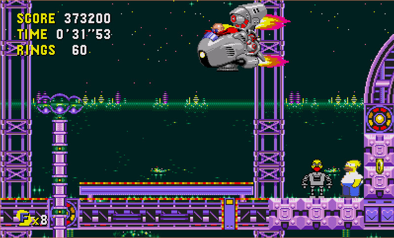 Homer CD Mod for Sonic CD (2011) | SCD Mods