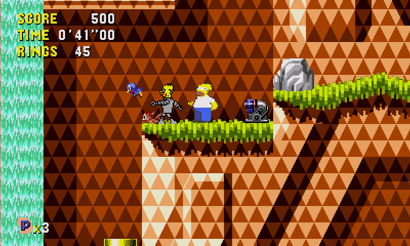 Homer CD Mod for Sonic CD (2011) | SCD Mods