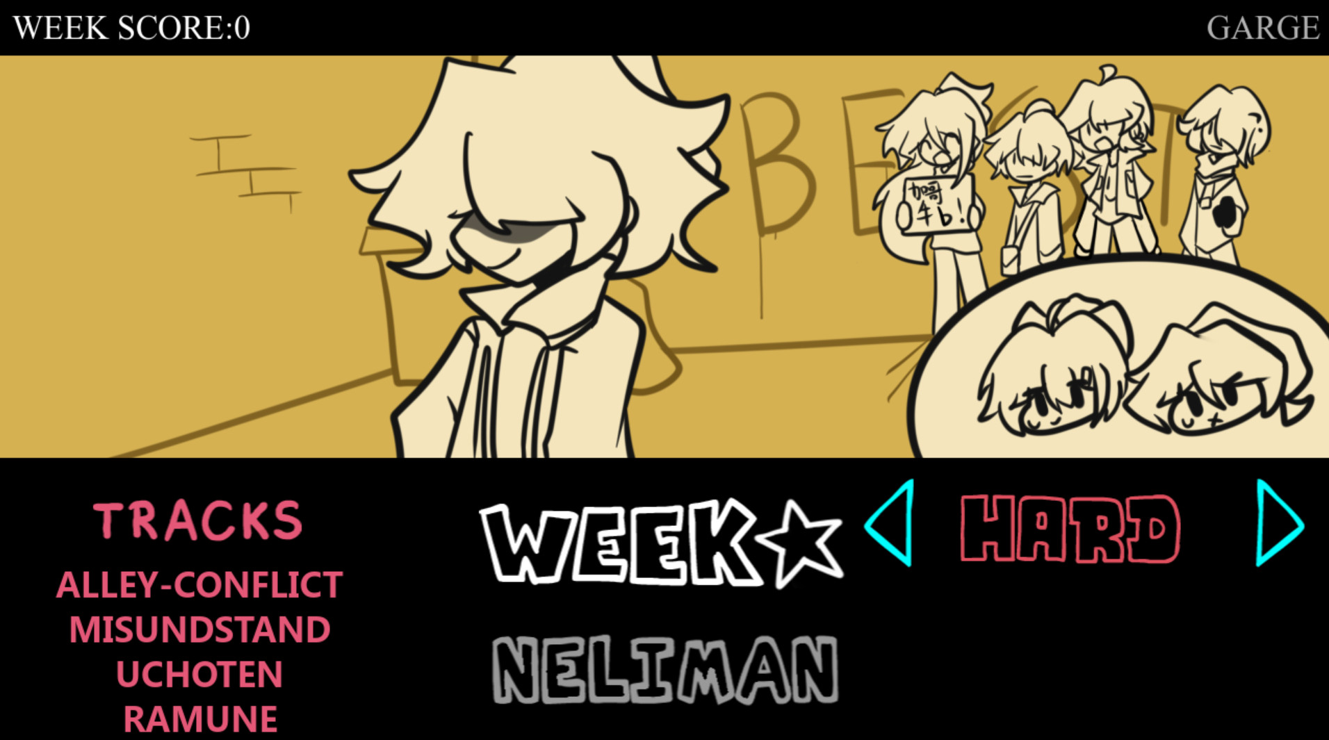 VS.Garge Mod for Friday Night Funkin' | FNF Mods