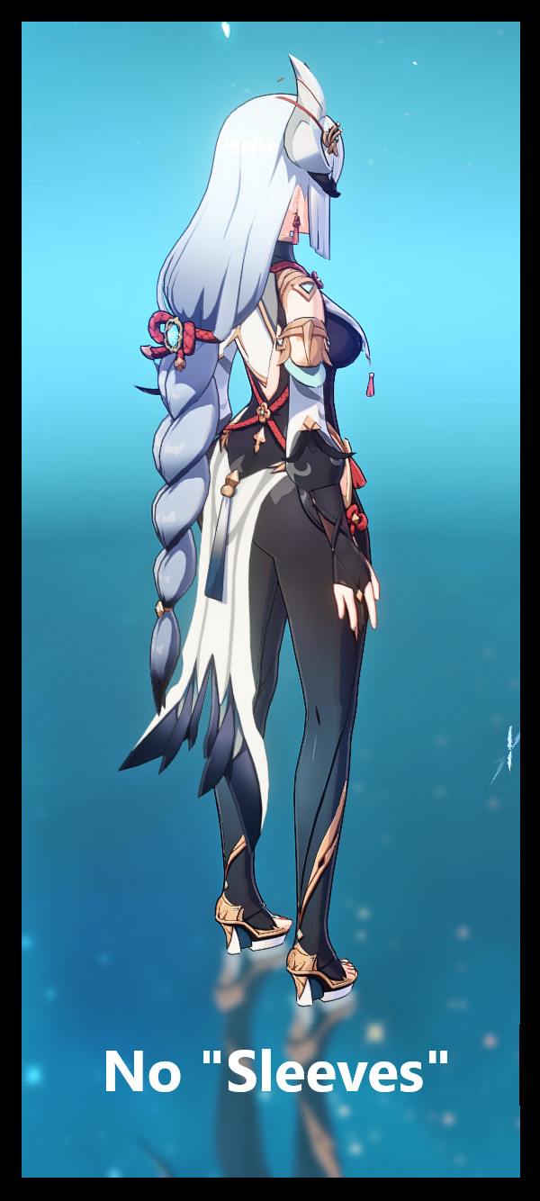 Shenhe "3%" Thiccer + 4k + 8 Variants Mod for Genshin Impact | GI Mods