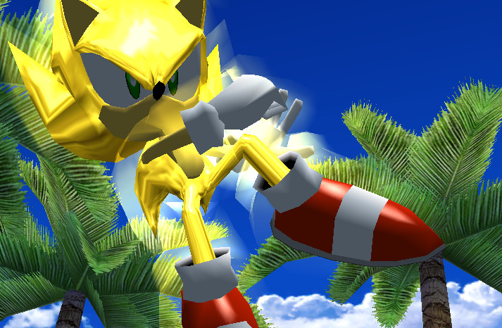 Green-Eyed Super Sonic Mod for Sonic Heroes | SH Mods