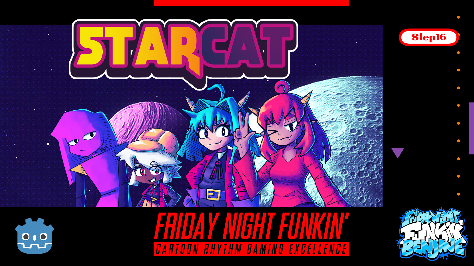 Star Cat Mod for Friday Night Funkin' | FNF Mods
