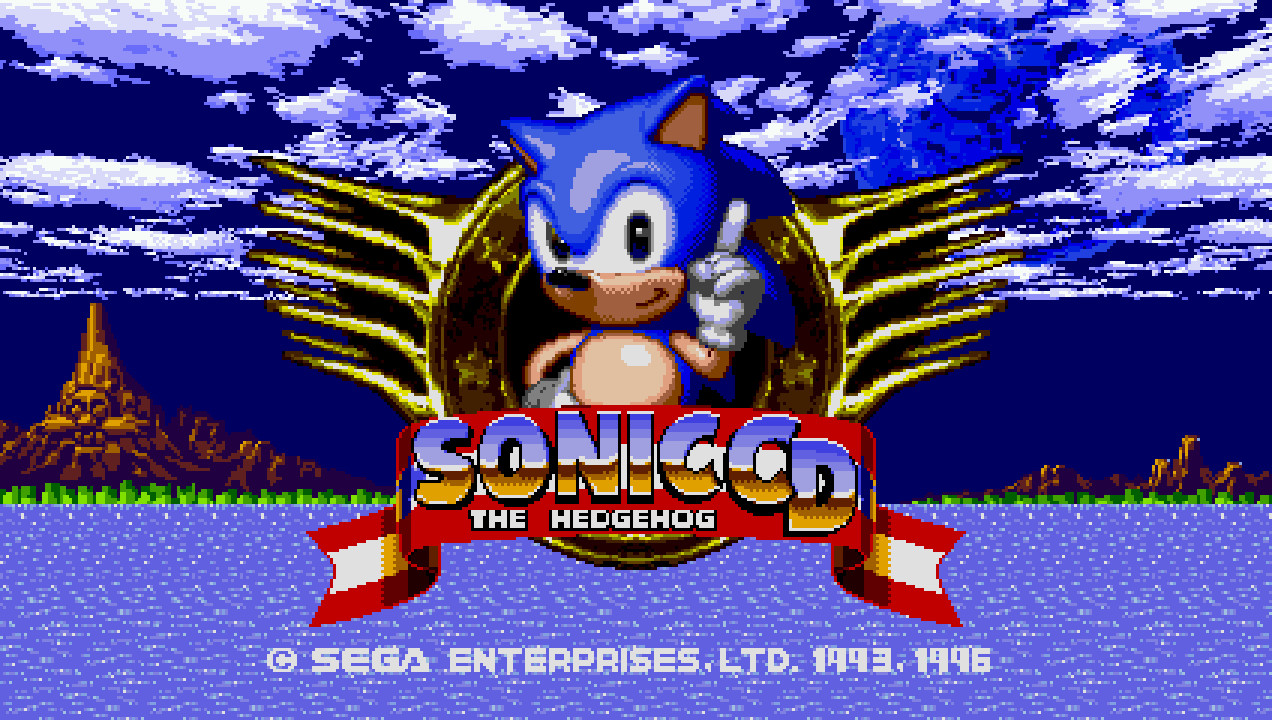 1996 Title Screen Recreation Mod for Sonic CD (2011) | SCD Mods