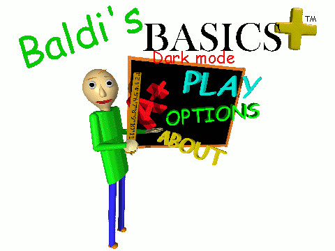 Baldi's Basics Plus Dark Mode Mod for Baldi's Basics | Baldi Mods