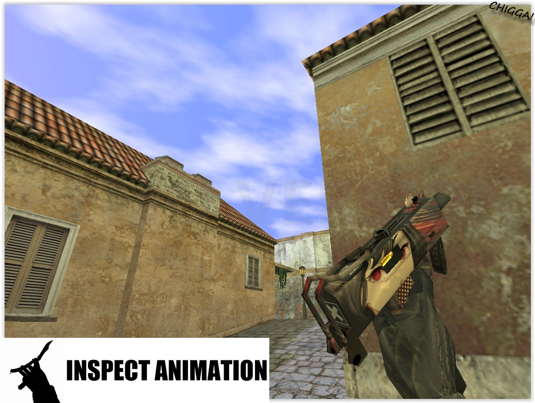 Mac-10 | Sakkaku On Default Model Mod for Counter-Strike 1.6 | CS1.6 Mods