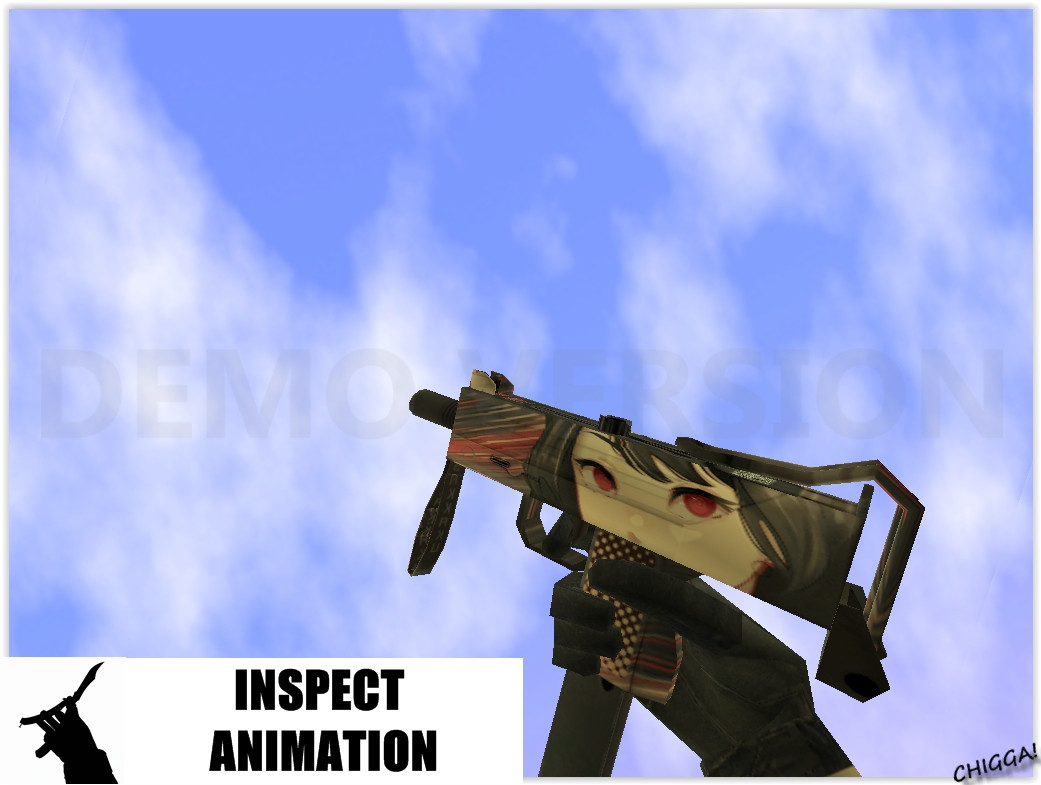Mac-10 | Sakkaku On Default Model Mod for Counter-Strike 1.6 | CS1.6 Mods