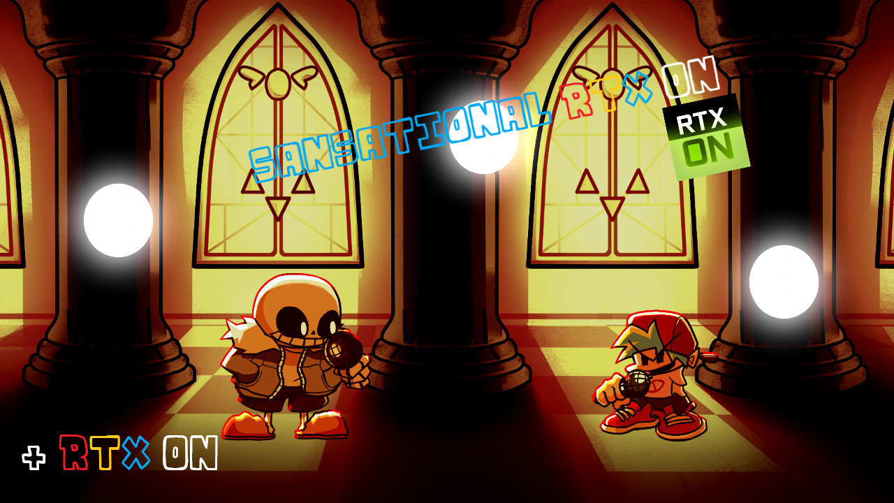 FNF Sansational Reshaded (RTX ON) [Friday Night Funkin'] [Mods]