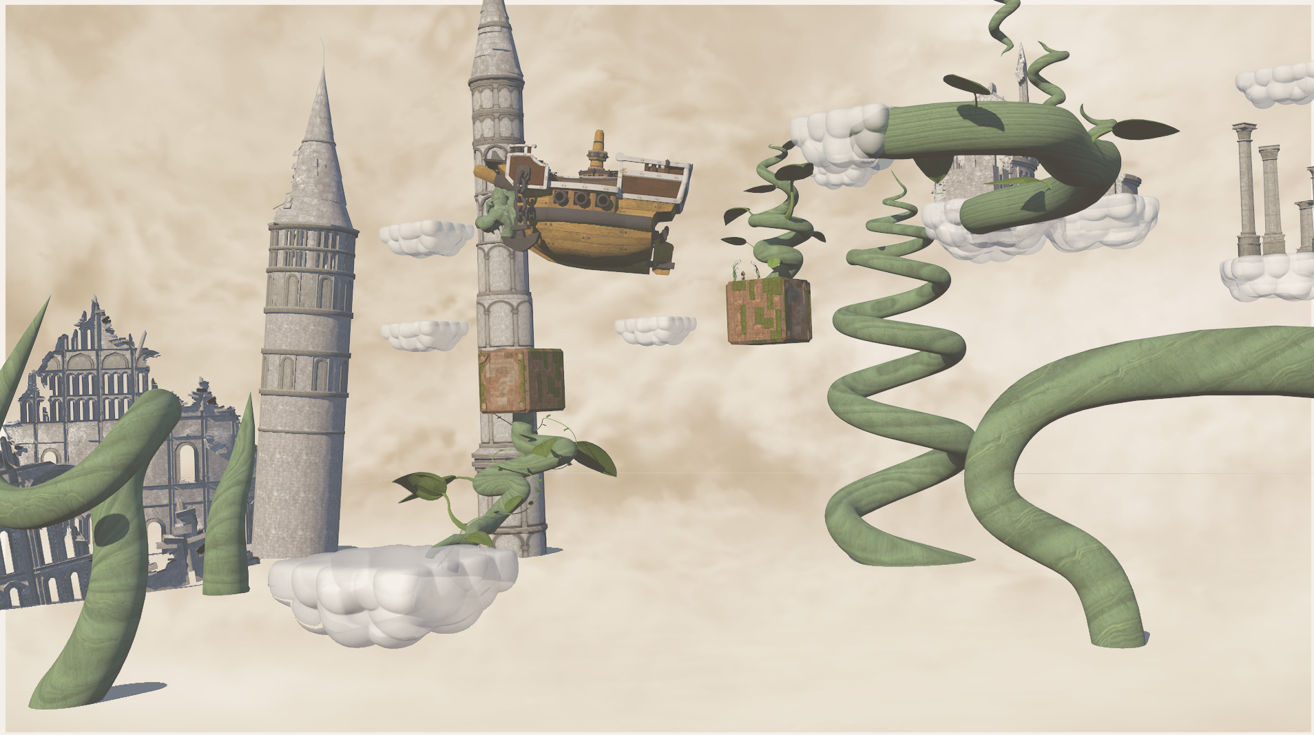 Bon-Bones Mountain Custom Kingdom Mod for Super Mario Odyssey | SMO Mods