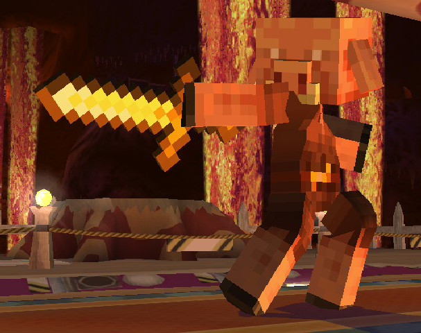 Minecraft Piglin over Marth Mod for Super Smash Bros. Brawl | Brawl Mods