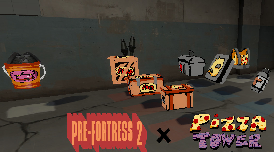 Pizza Tower Pickups + Misc [Pre-Fortress 2] [Mods]