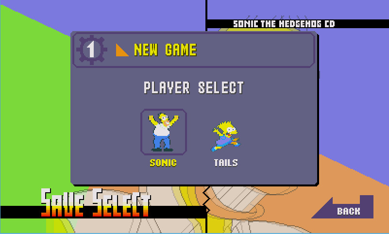 Homer CD Mod for Sonic CD (2011) | SCD Mods