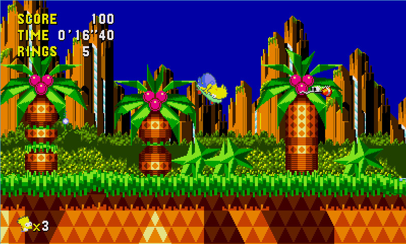 Homer CD Mod for Sonic CD (2011) | SCD Mods