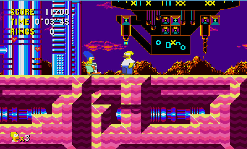 Homer CD Mod for Sonic CD (2011) | SCD Mods