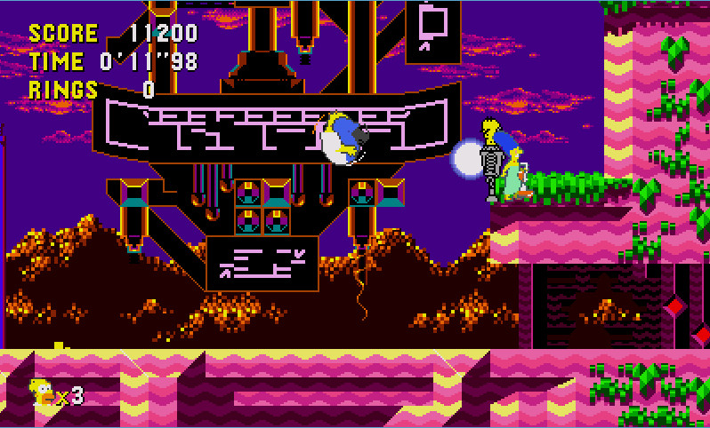 Homer CD Mod for Sonic CD (2011) | SCD Mods