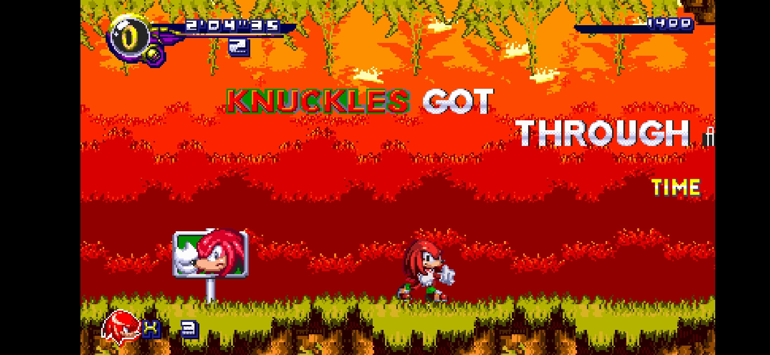 Before/after knuckles Mod for Sonic 3 A.I.R. | S3AIR Mods