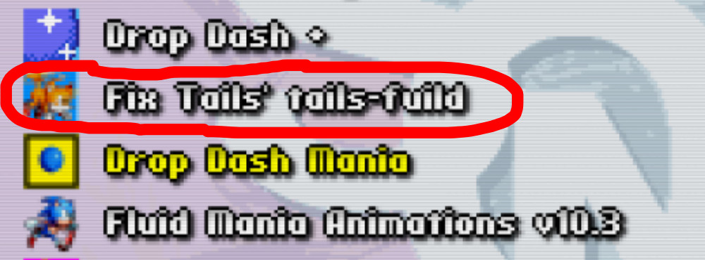 mod to fix the bug of tails disappearing tails Mod for Sonic 3 A.I.R ...