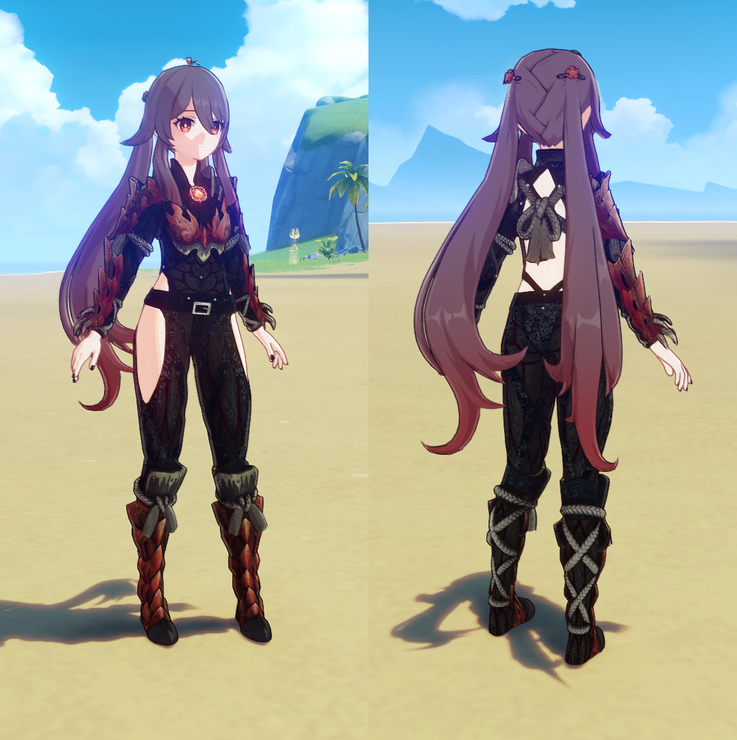 Hu Tao - Odogaron Set Mod for Genshin Impact | GI Mods