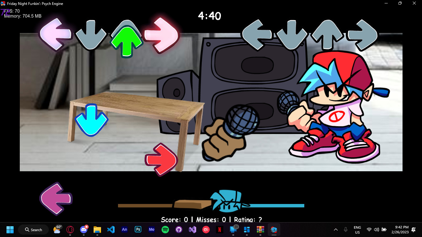 vs table Mod for Friday Night Funkin' | FNF Mods