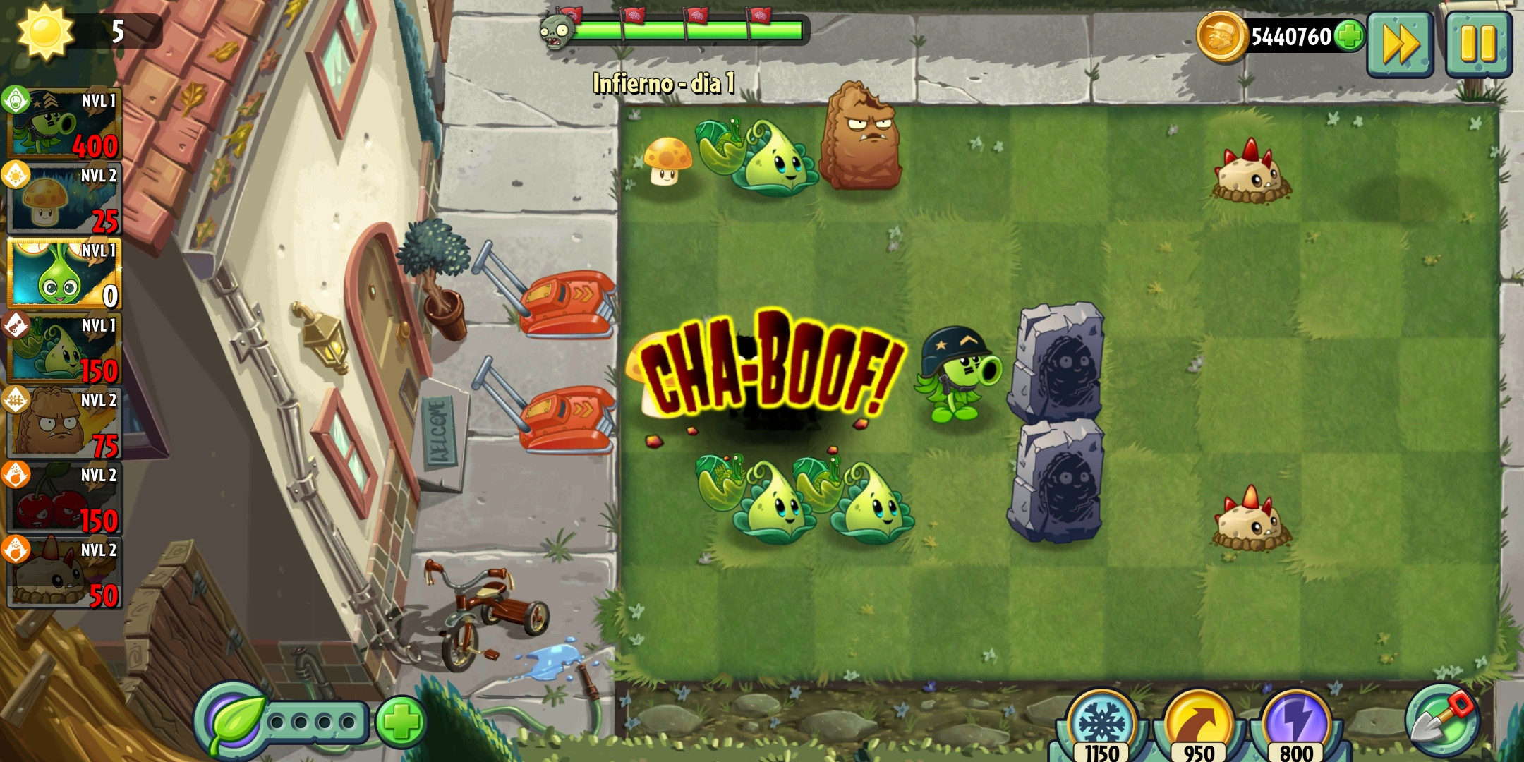 Hard level pack Mod for Plants vs. Zombies 2: It's About Time | PVZ2 Mods