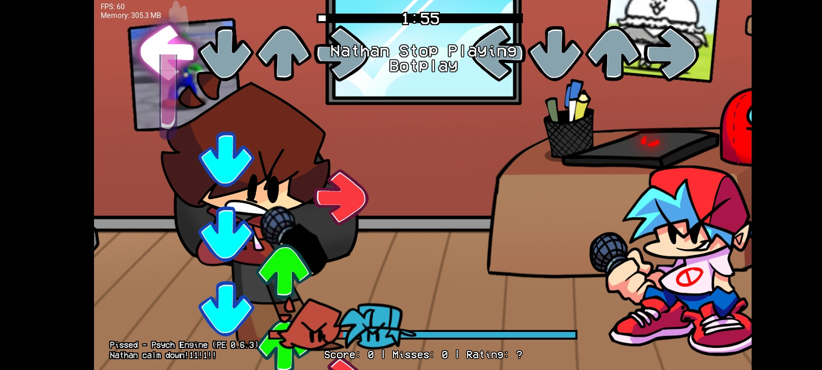 (NEW UPDATE) VS Nathan 1.5 Mod for Friday Night Funkin' | FNF Mods