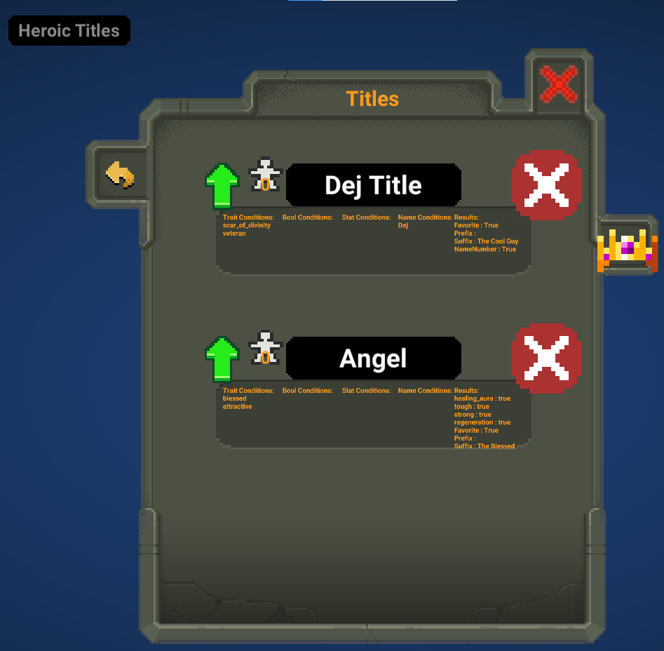 Heroic Titles Mod for WorldBox | WorldBox Mods