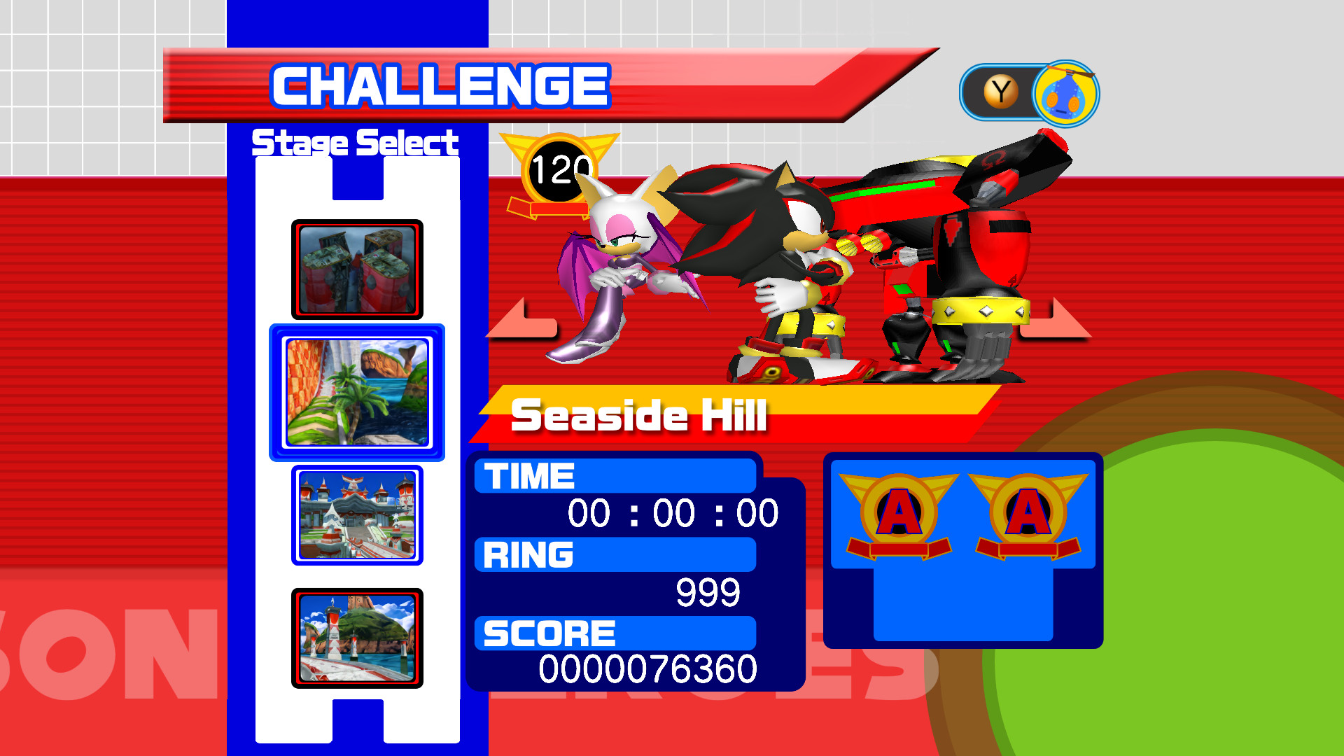 E-123 Omega Texture Fix (4X GUI Addon) Mod for Sonic Heroes | SH Mods