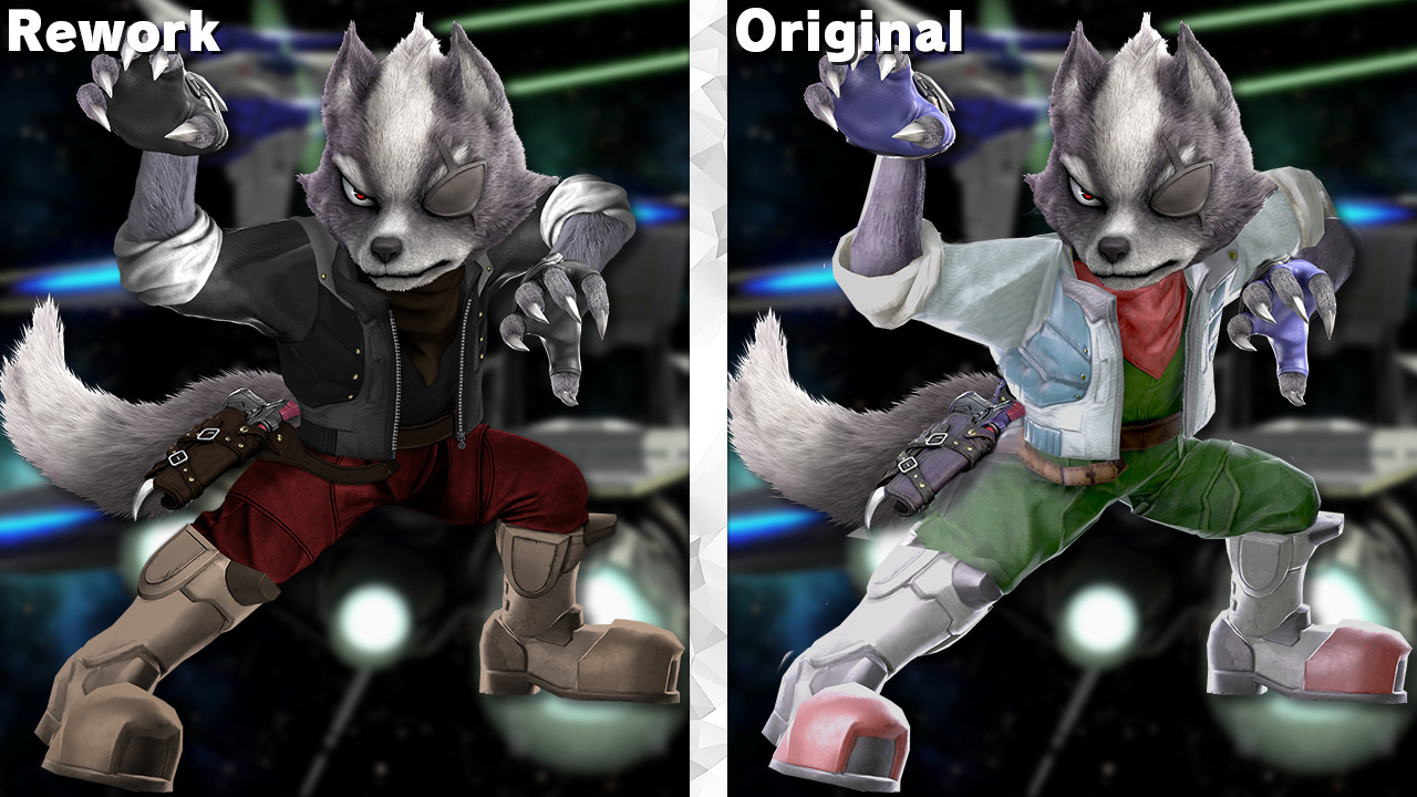 Melee Styled Wolf Mod for Super Smash Bros. Ultimate | SSBU Mods
