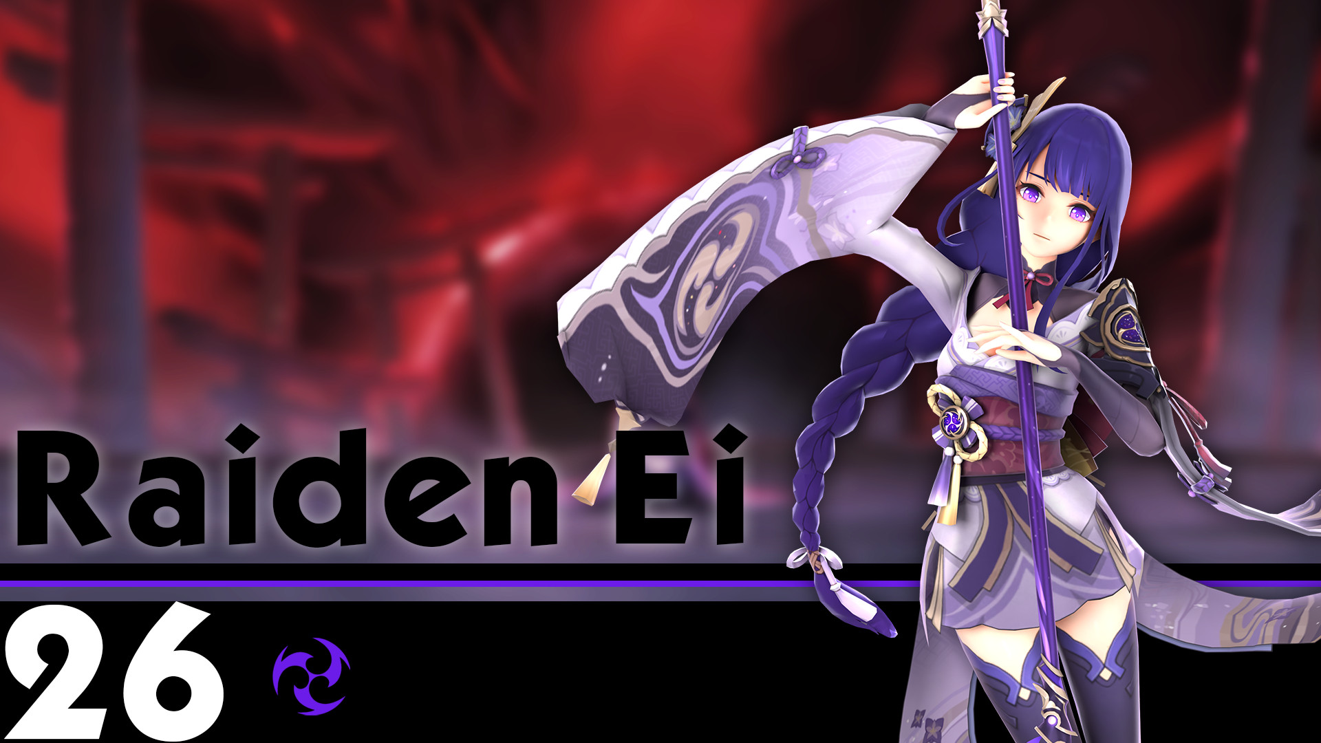 Raiden Ei Genshin Impact Ui Mod for Super Smash Bros. Ultimate | SSBU Mods