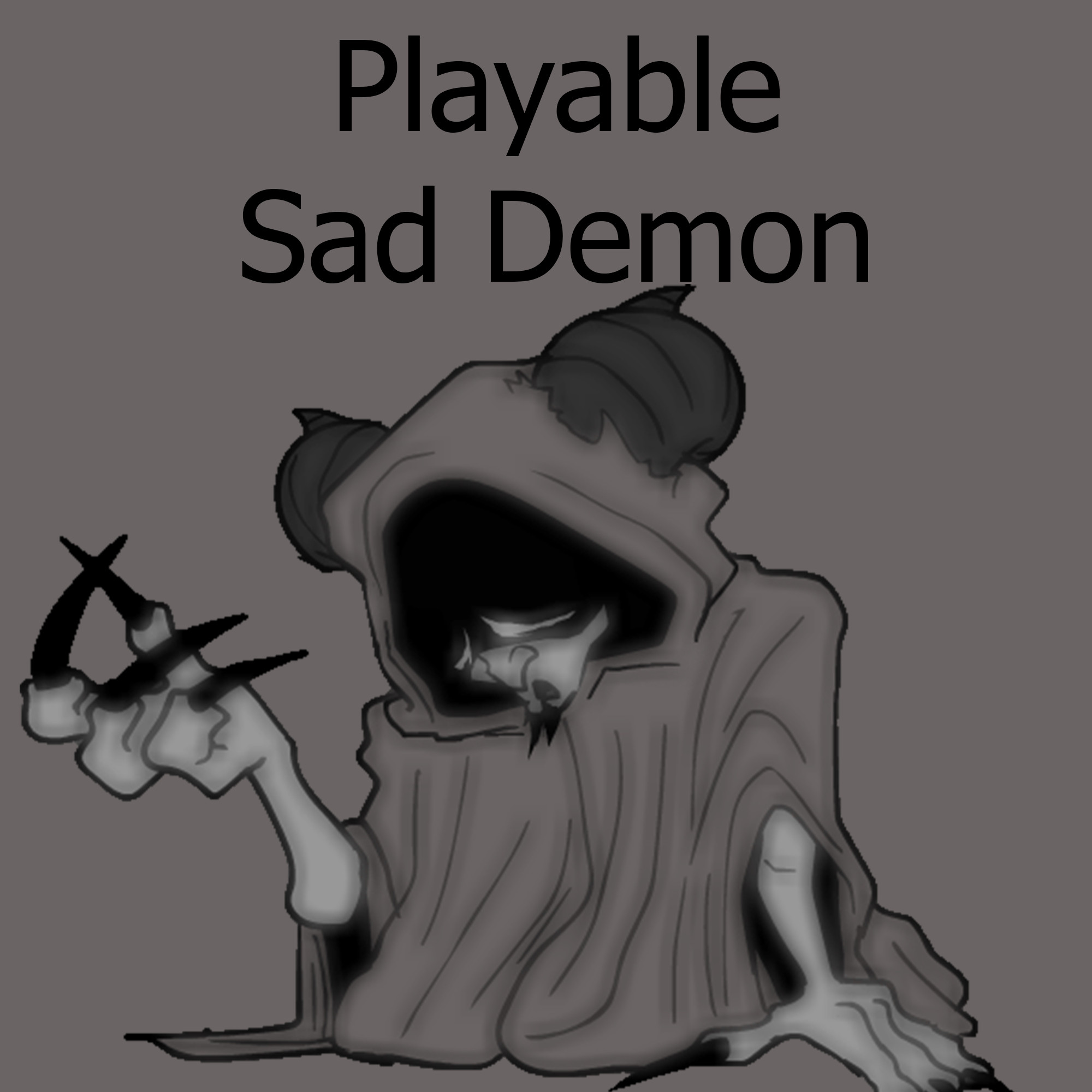 Playable Sad Demon [Friday Night Funkin'] [Mods]