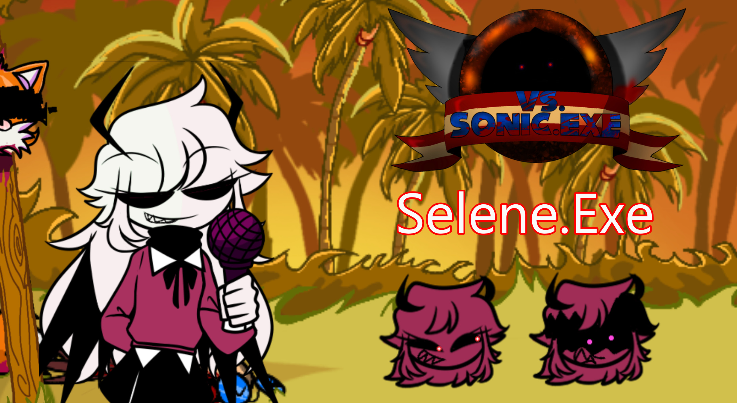 Selene.Exe for Psych Engine Mod for Friday Night Funkin' | FNF Mods