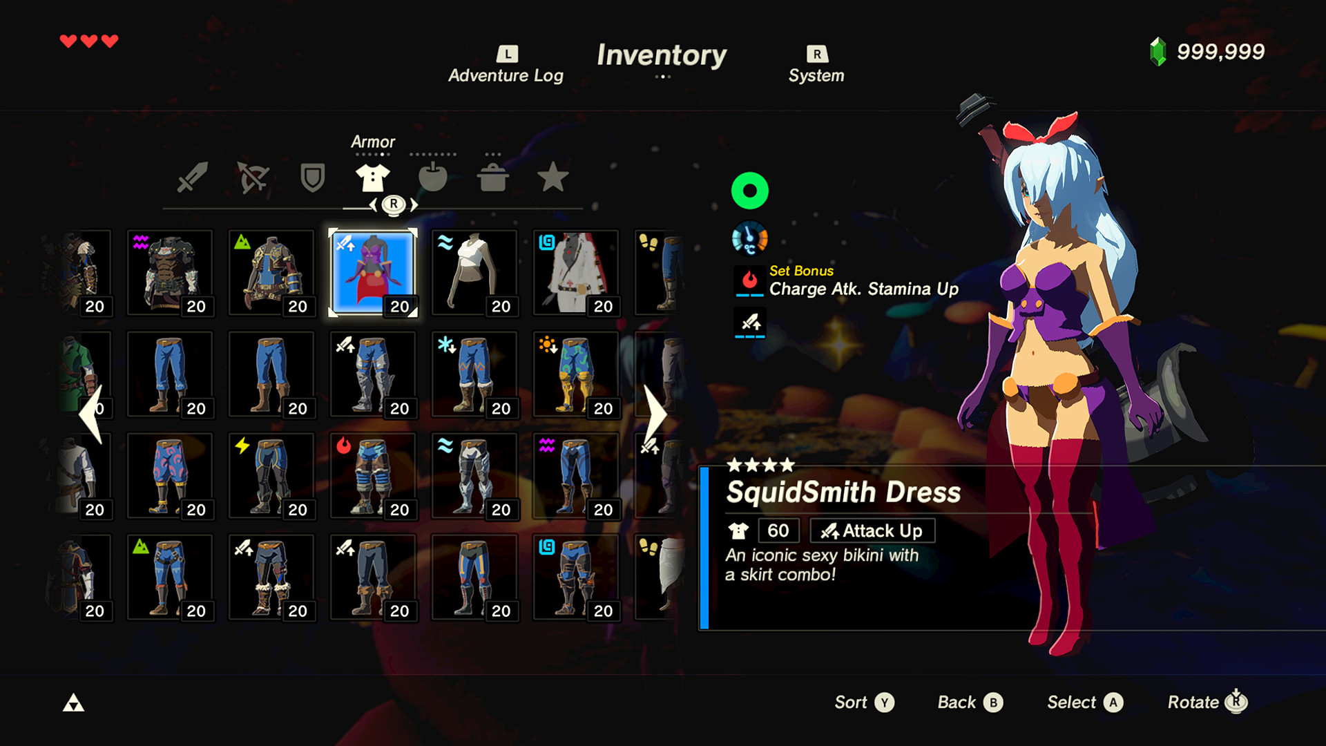 Sockpoppet Cosplay Mods UAR Patches Mod for The Legend of Zelda: Breath ...
