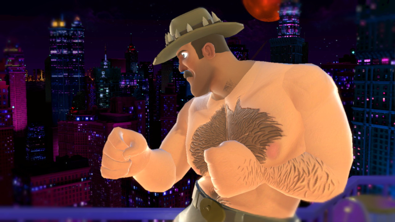 TF2 Saxton Hale over Kazuya Mod for Super Smash Bros. Ultimate | SSBU Mods